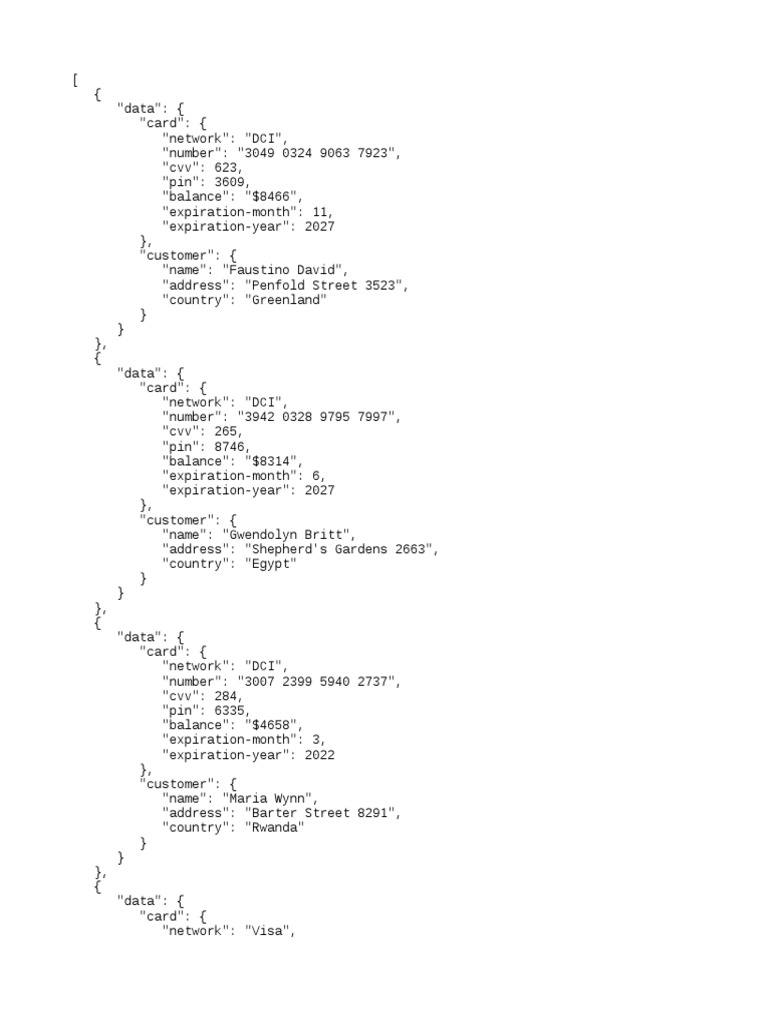 Creditcardrush CSV | PDF | Visa Inc. | American Express