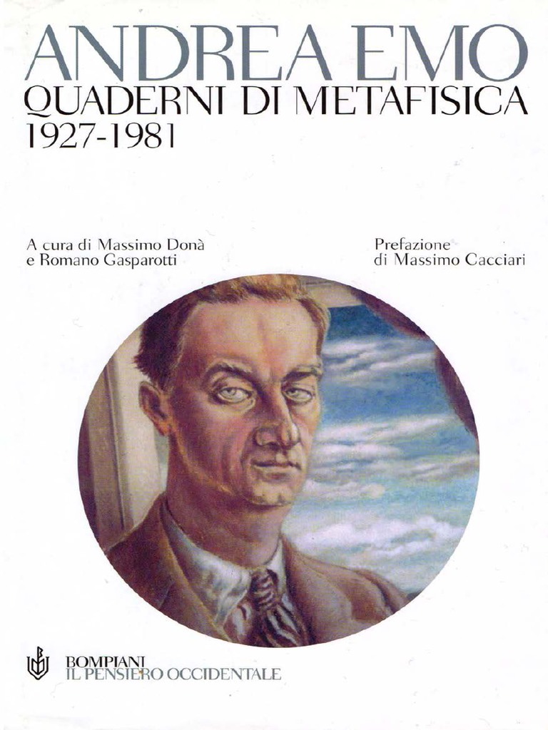 Quaderni Di Metafisica. 1927-1981 by Andrea Emo | PDF