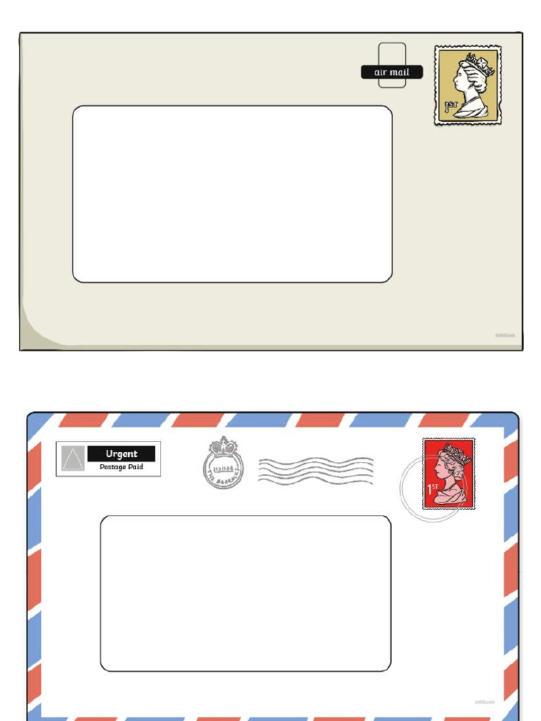 T T 3485 Editable Envelopes To Support Teaching On The Jolly Postman ...