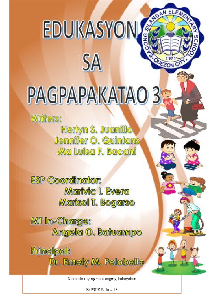 Esp 3 Aralin 1 2 | PDF