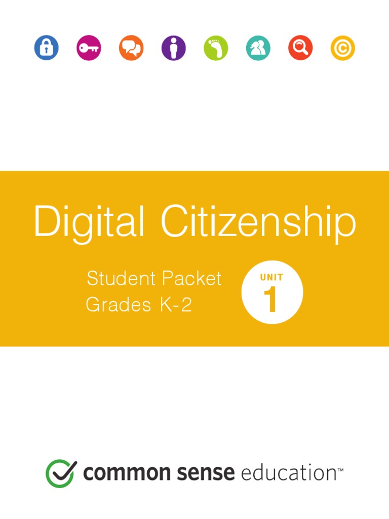 Digital Citizenship: Student Packet Grades K-2 | PDF | World Wide Web ...