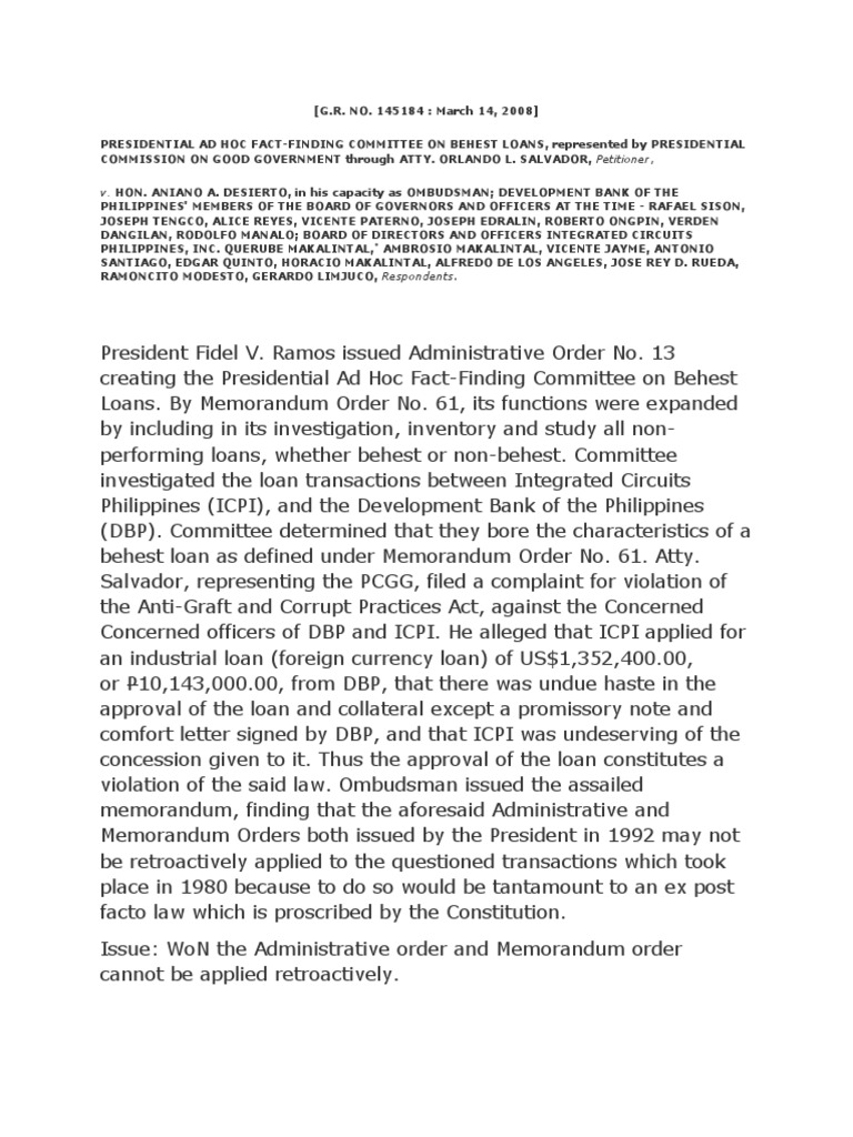 presidential-ad-hoc-vs-desierto-pdf-ex-post-facto-law-government