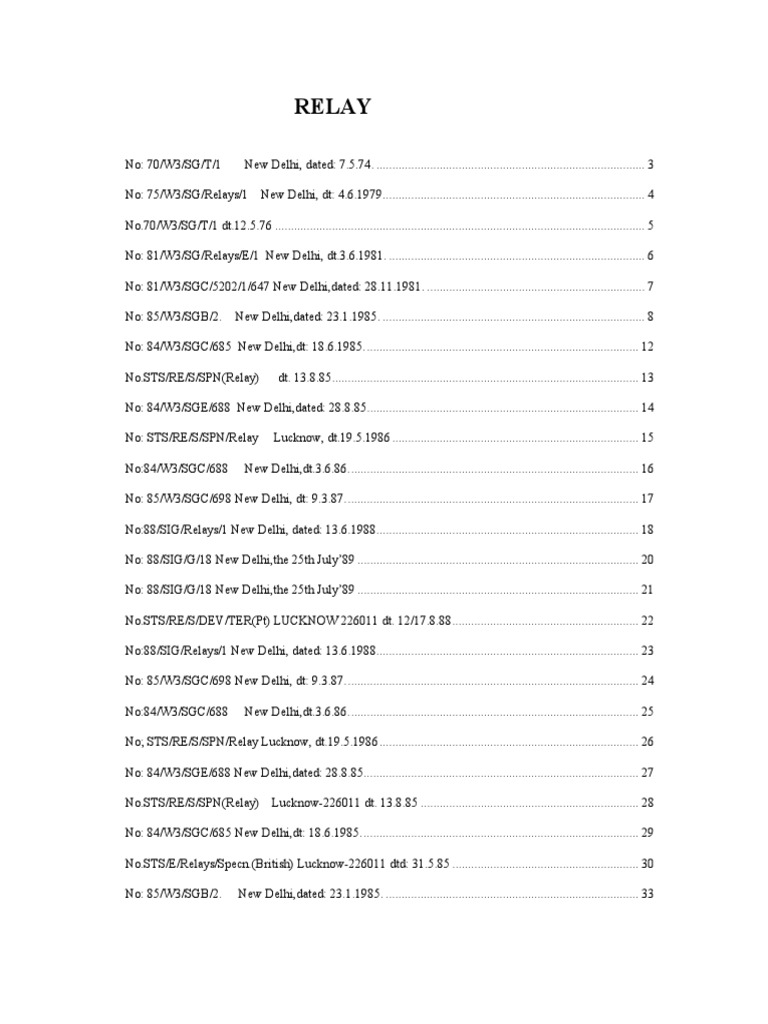 Relay PDF | PDF | Relay | Inductor