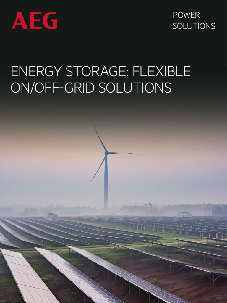Energy Storage: Flexible On/Off-Grid Solutions | PDF | Energy Storage ...