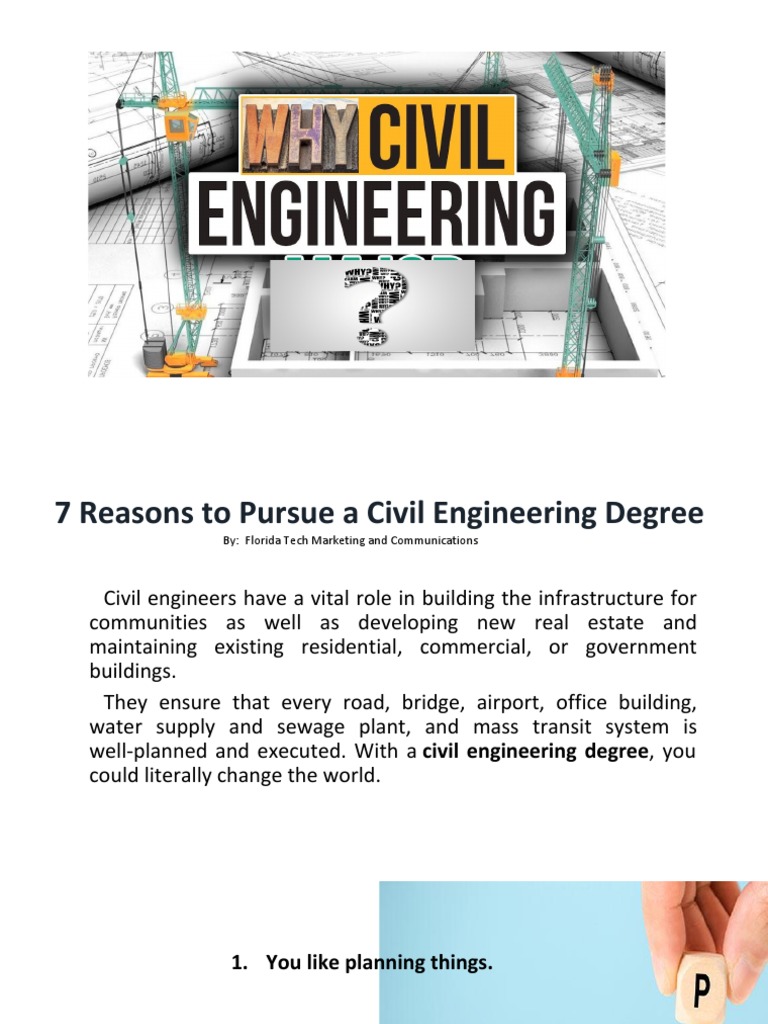 Why Civil Engineering PDF | PDF | Civil Engineering | Engineer