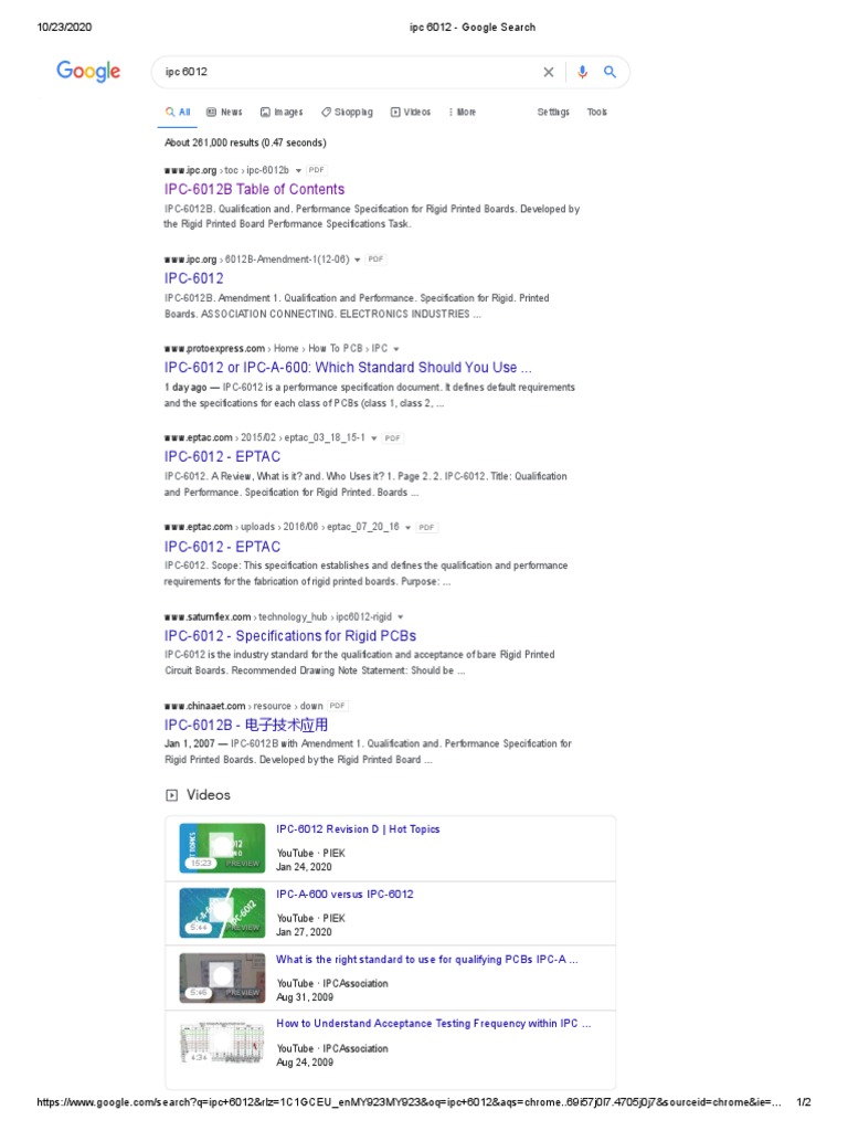 IPC-6012B Table of Contents: About 261,000 Results (0.47 Seconds) | PDF ...