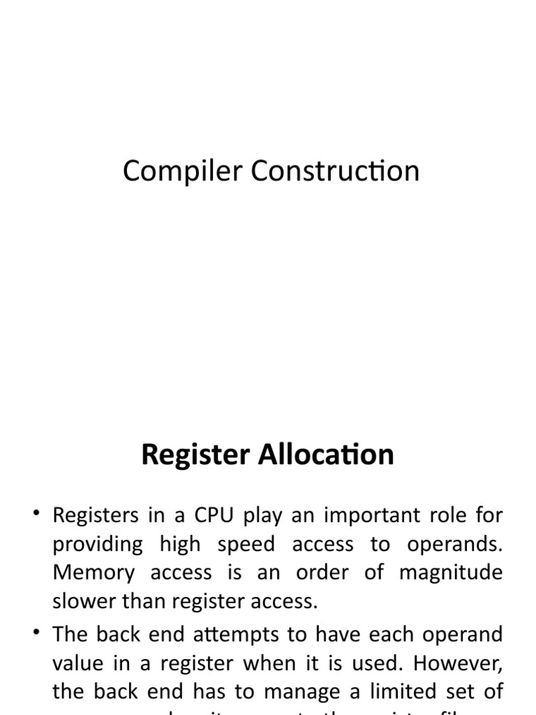 Compiler Construction | PDF | Theory Of Computation | Software Engineering