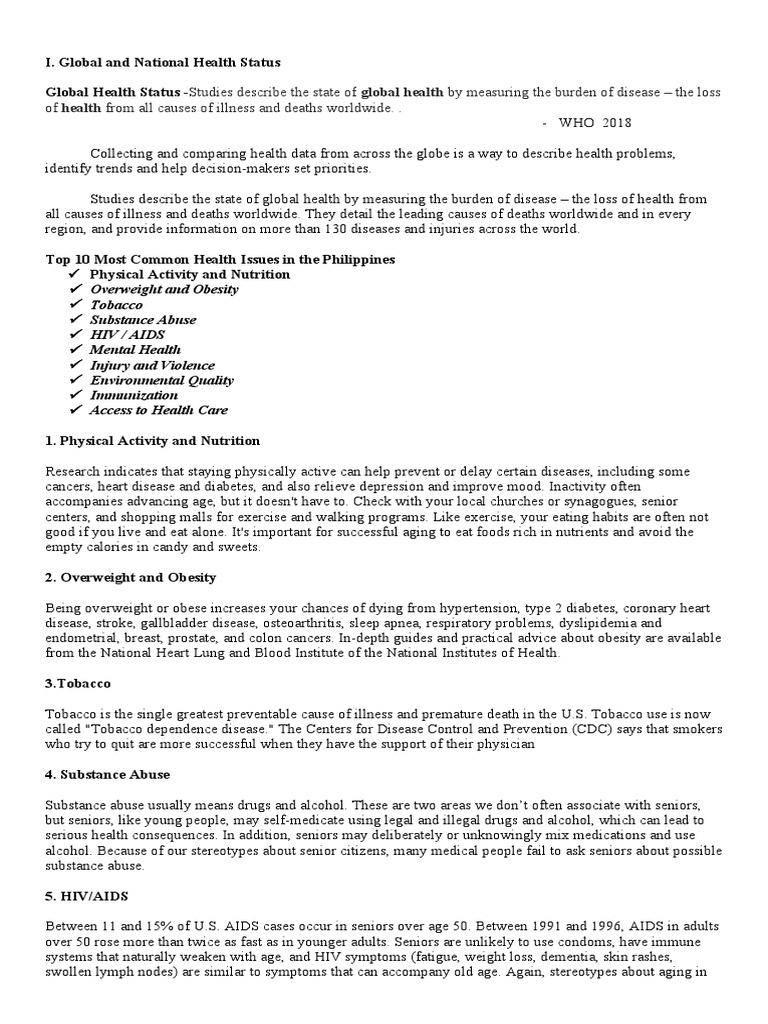 CHN 1 Topic 1. A Handout in Overview of Public Health Nursing in The ...