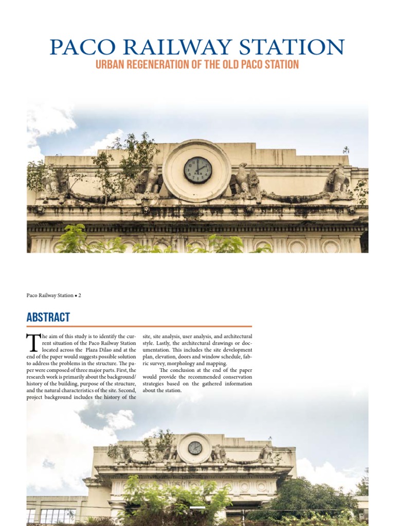 Paco Railway Station | PDF | Manila | Philippines