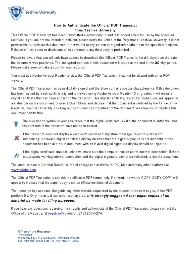 Authenticate Transcript | PDF | Media Technology | Computer Security