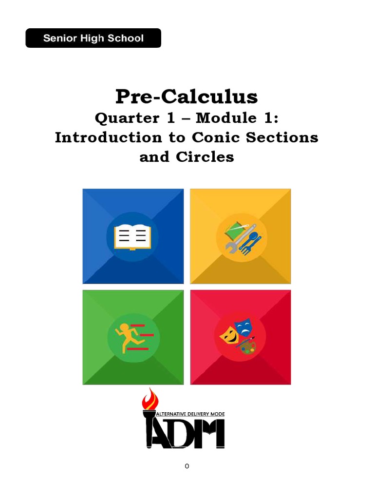 Precal Week 1 Module Conics | PDF | Circle | Ellipse