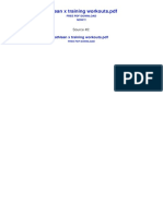 XBX Fitness Plan for Women | PDF | Foot | Human Leg