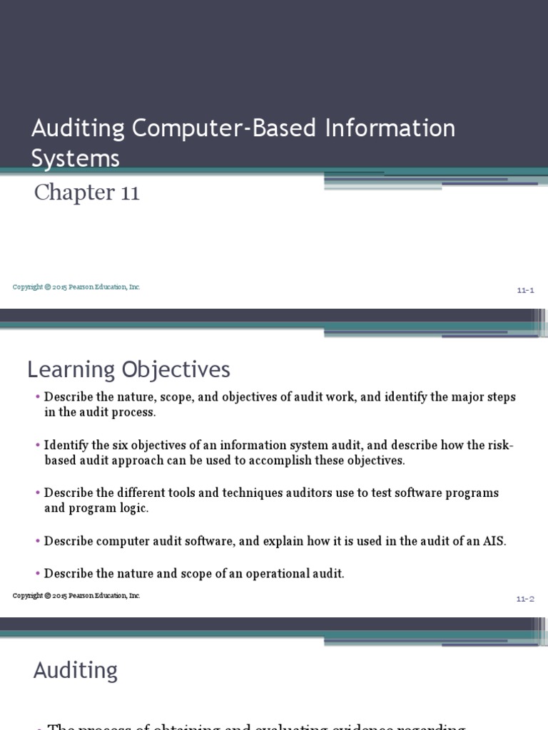Romney Ais13 PPT 11 | PDF | Audit | Computer Program
