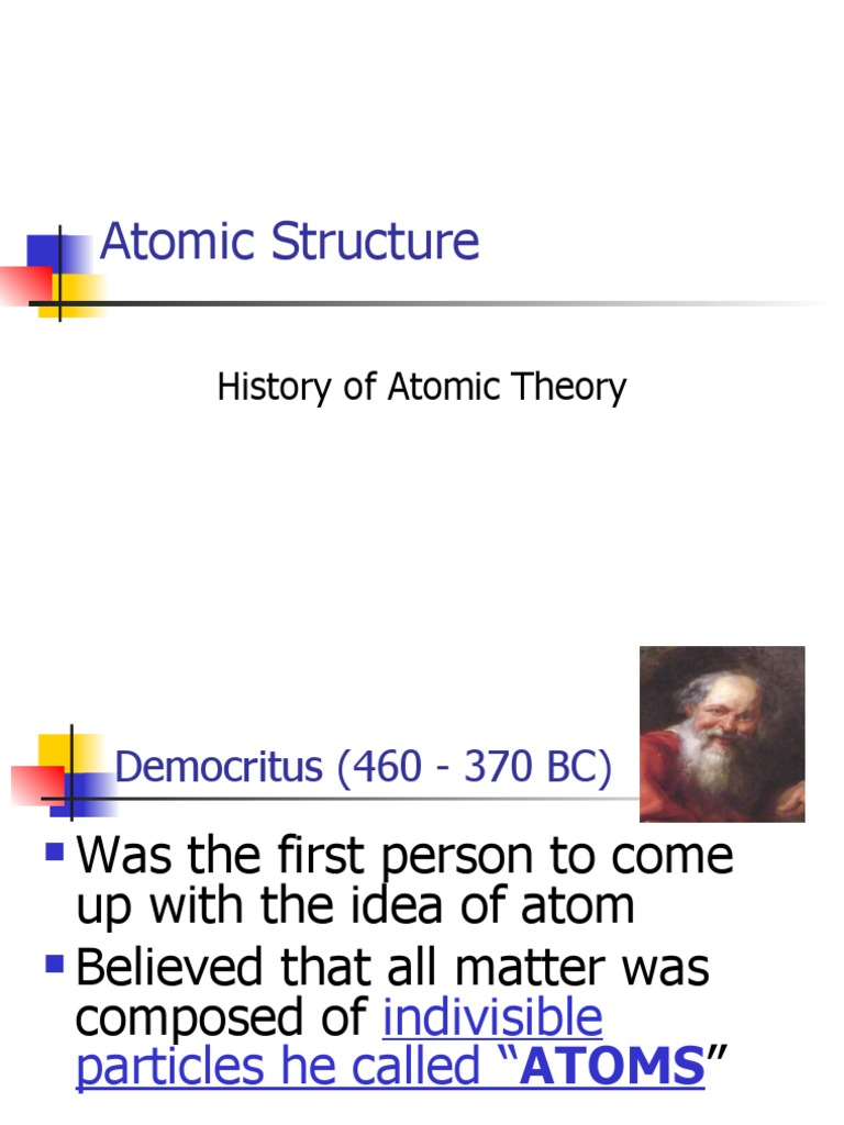The Evolution of Atomic Structure: A History of Atomic Theory from ...