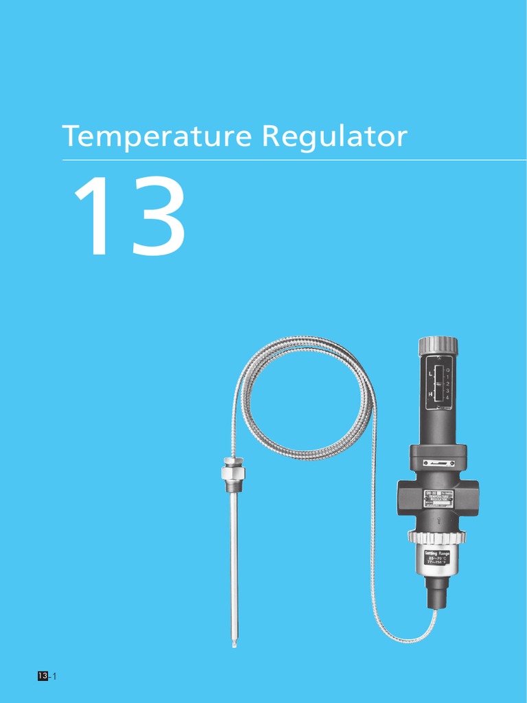 13 - Temperature Regulator PDF | PDF | Thermostat | Water Heating