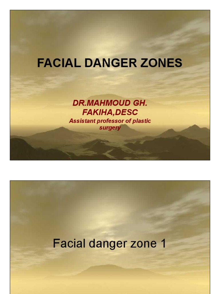 Facial Danger Zones: DR - Mahmoud Gh. Fakiha, Desc | Download Free PDF ...