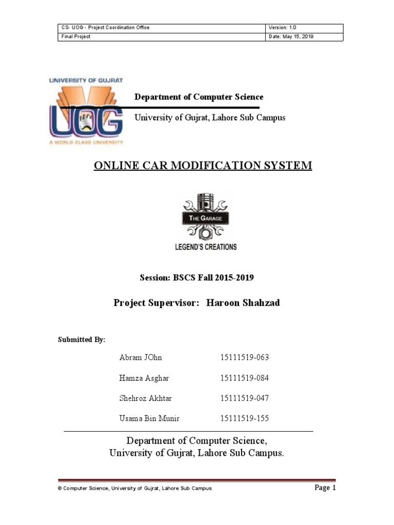 (OCMS) Final Project Documentation Complete CC | PDF | Software ...
