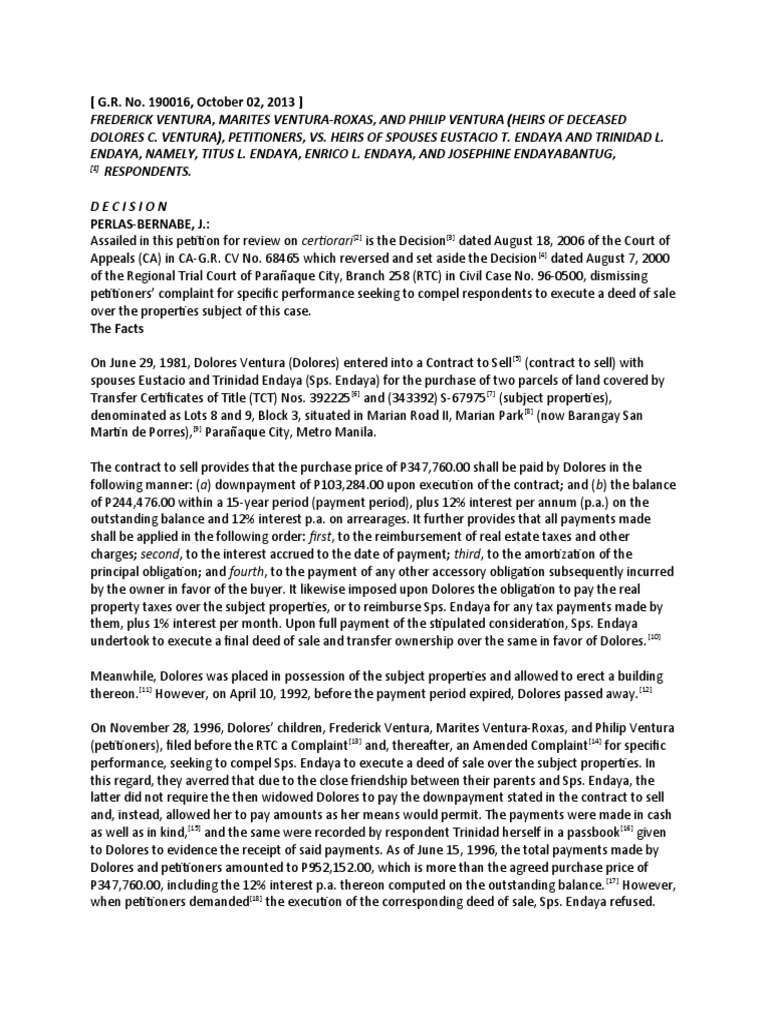 Case Number 7 | PDF | Deed | Judgment (Law)