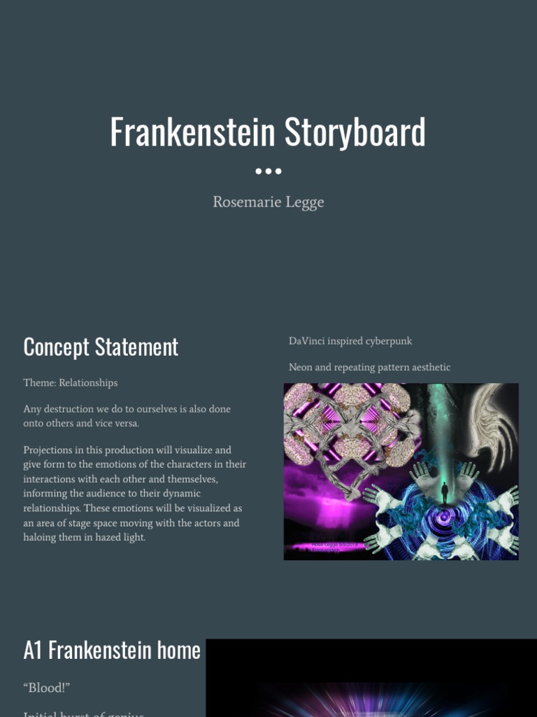 Frankenstein Storyboard | PDF