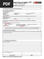 Formulario Unico de Tramite - Dre Ica | PDF | Ciencias sociales | Derecho