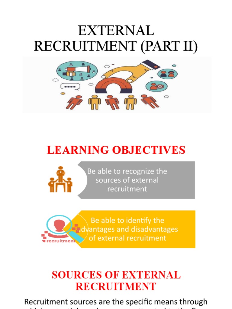 External Recruitment Strategies Explained | PDF | Recruitment | Employment