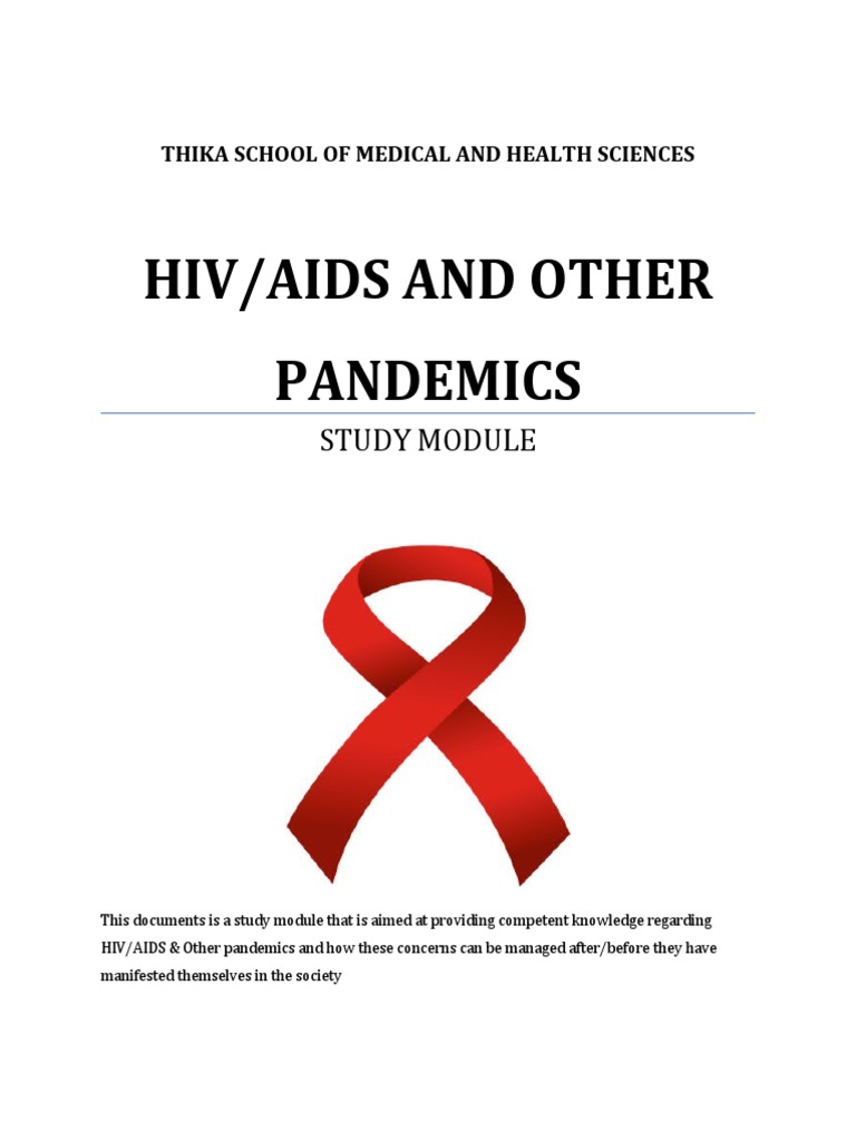 Hiv/Aids and Other Pandemics: Study Module | PDF | Management Of Hiv ...