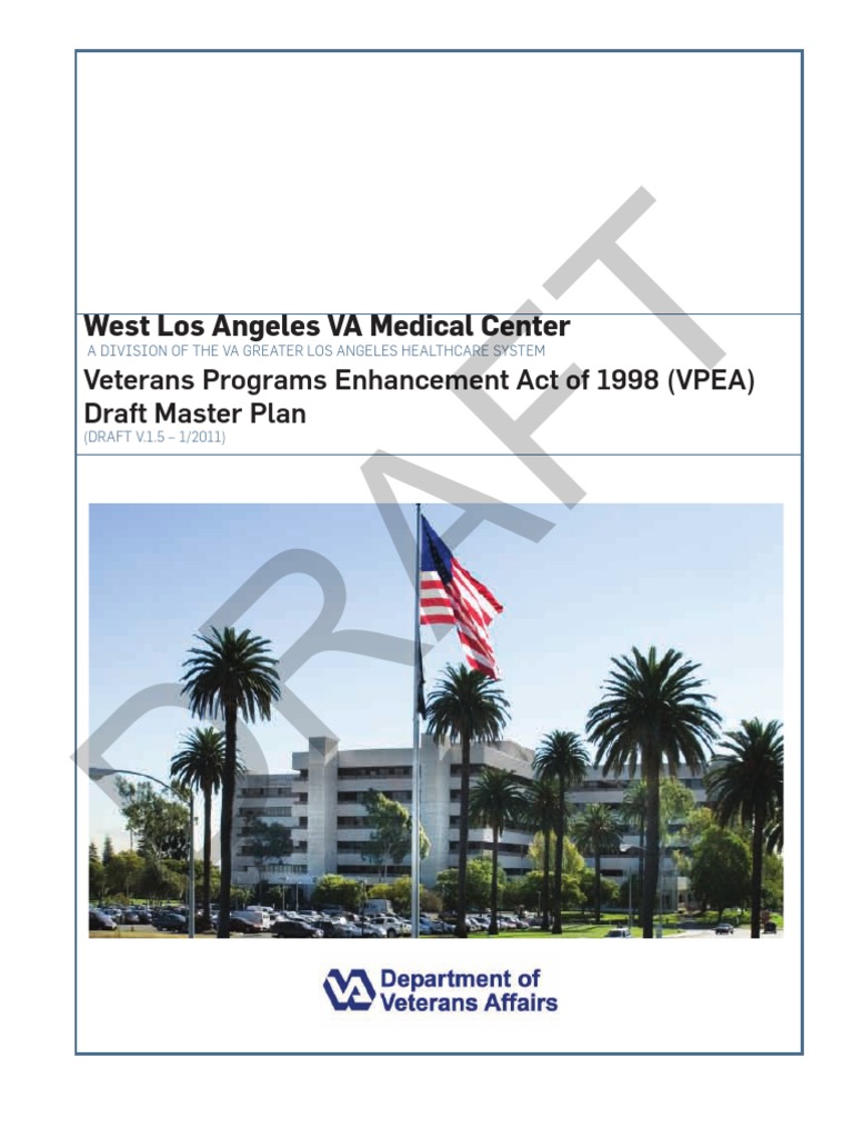 WLA VA Draft Master Plan | PDF | Veterans Health Administration | Business