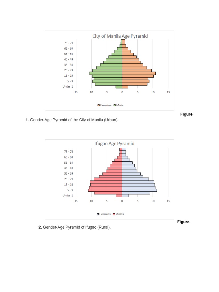 Gender-Age Pyramid of The City of Manila (Urban) | PDF