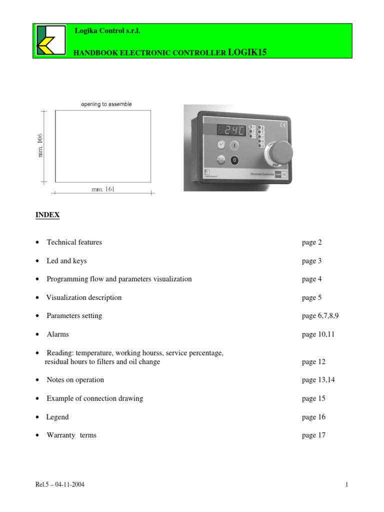 Logik15: Logika Control S.R.L | PDF | Timer | Power Supply