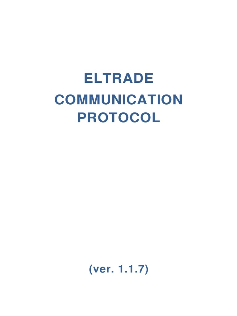 Eltrade Fiscal Printer Protocol Guide | PDF | Barcode | Payments