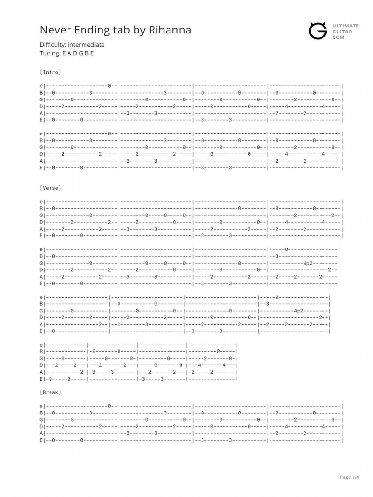 Never Ending Tab | PDF