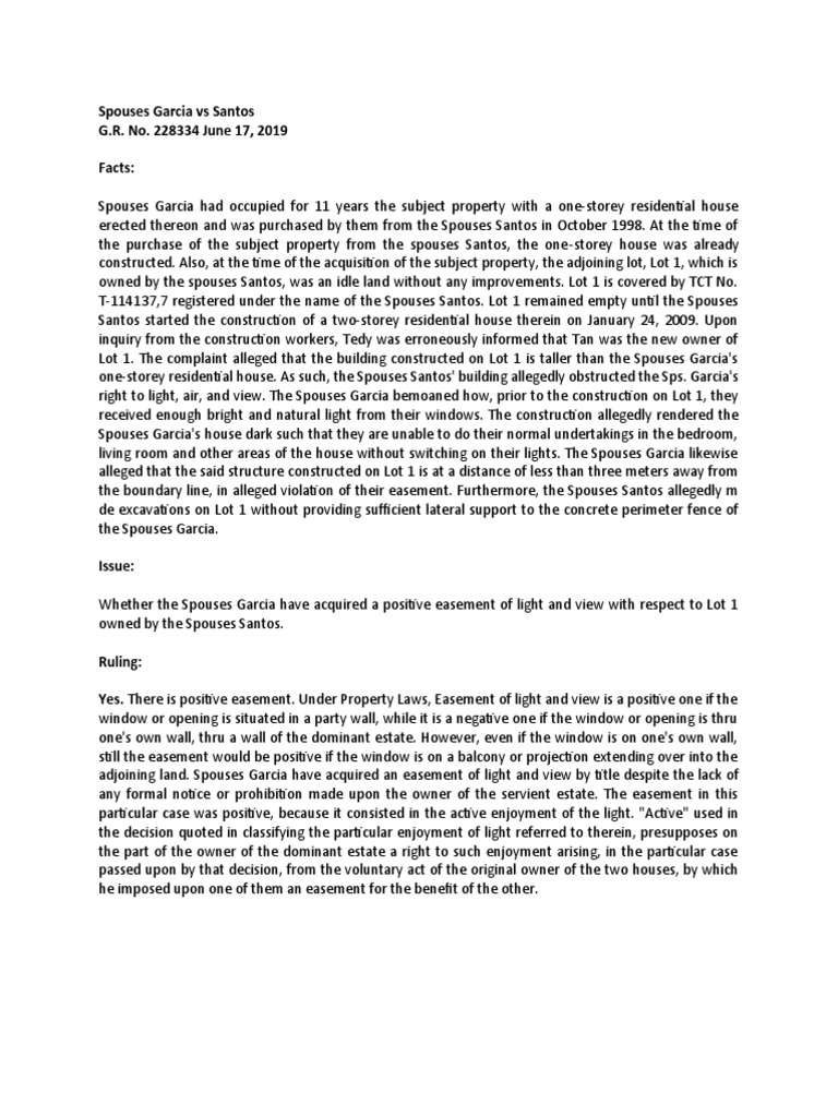 Prop Cases Easements | PDF | Easement | Property