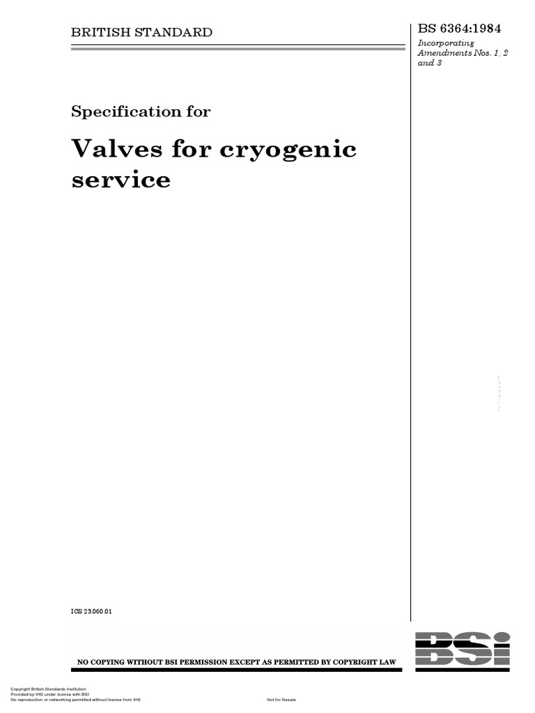 BS 6364 - 1984 PDF | PDF