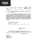 Contingency Agreement Sample 1 | PDF | Settlement (Litigation) | Lawyer