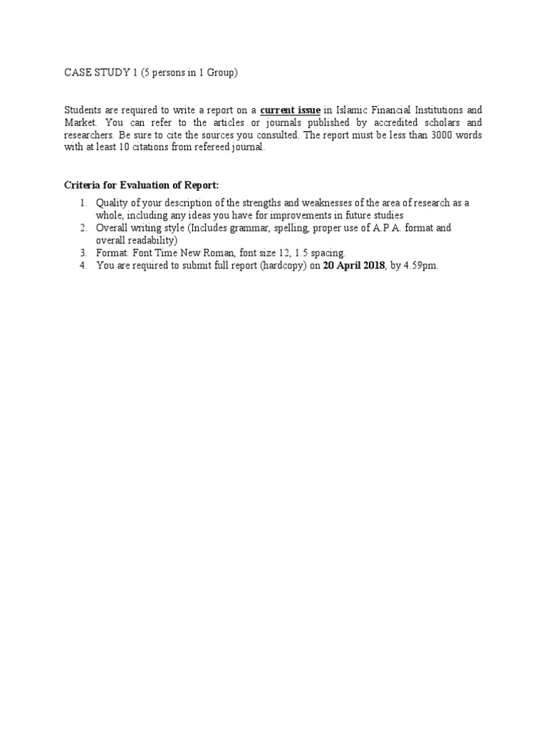 Group Assignment 1 | PDF