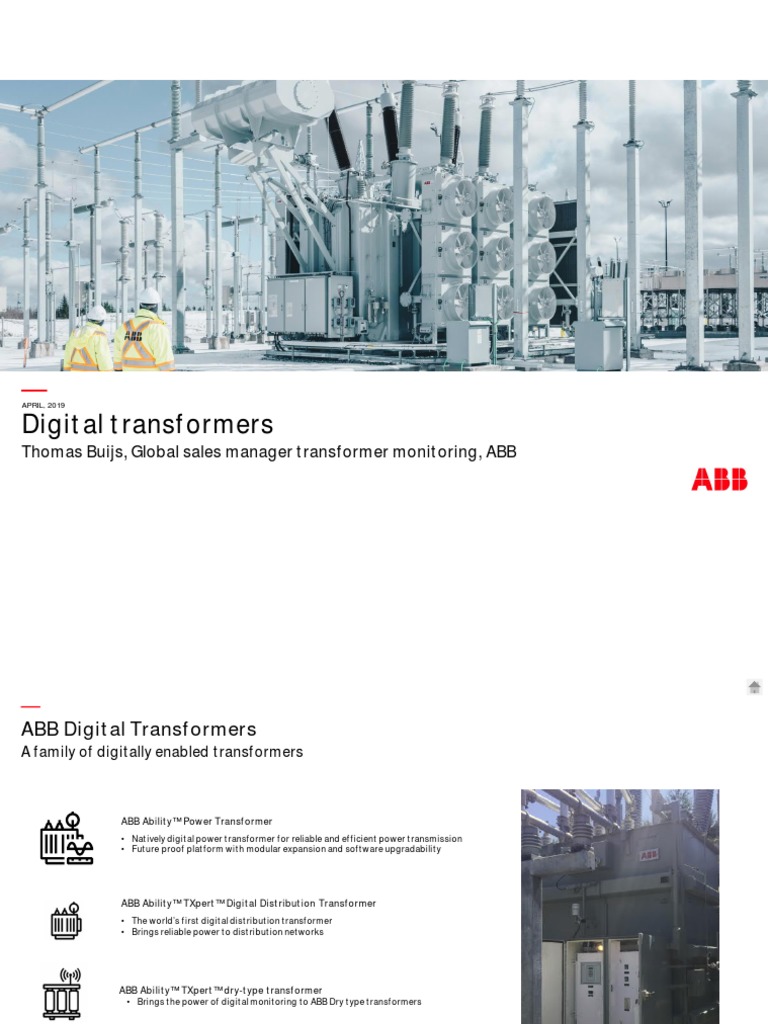 Introduction To ABB Digital Transformers - Thomas | PDF | Electrical ...