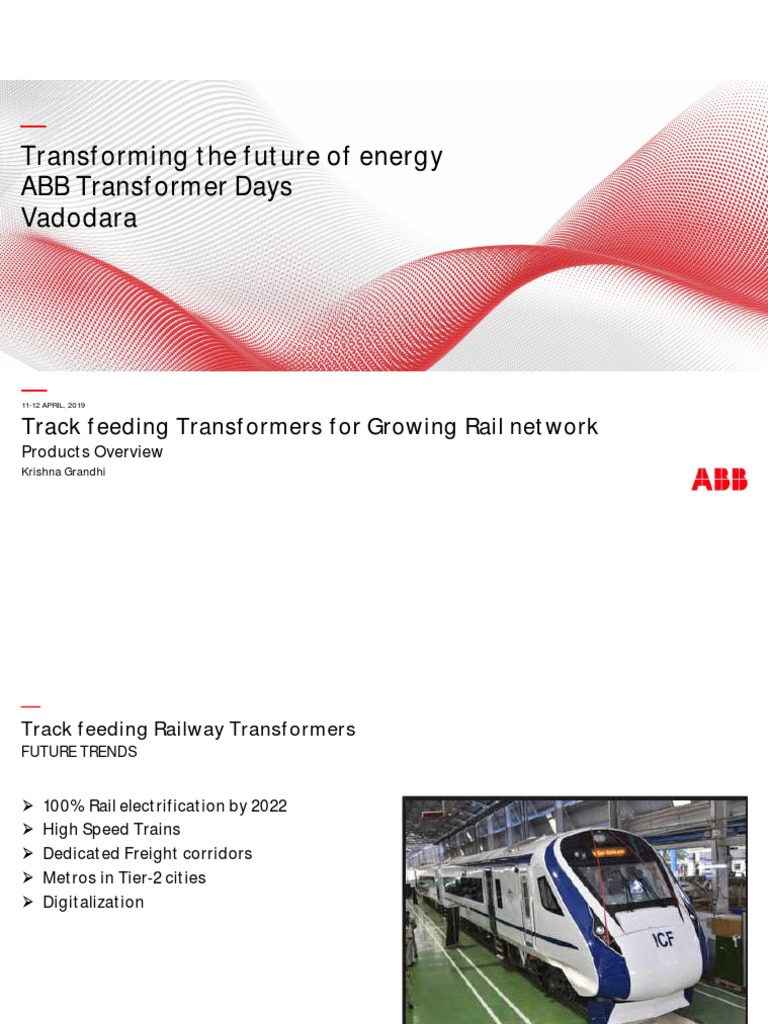 Track Feeding Transformers For Growing Rail Network | PDF | Transformer ...