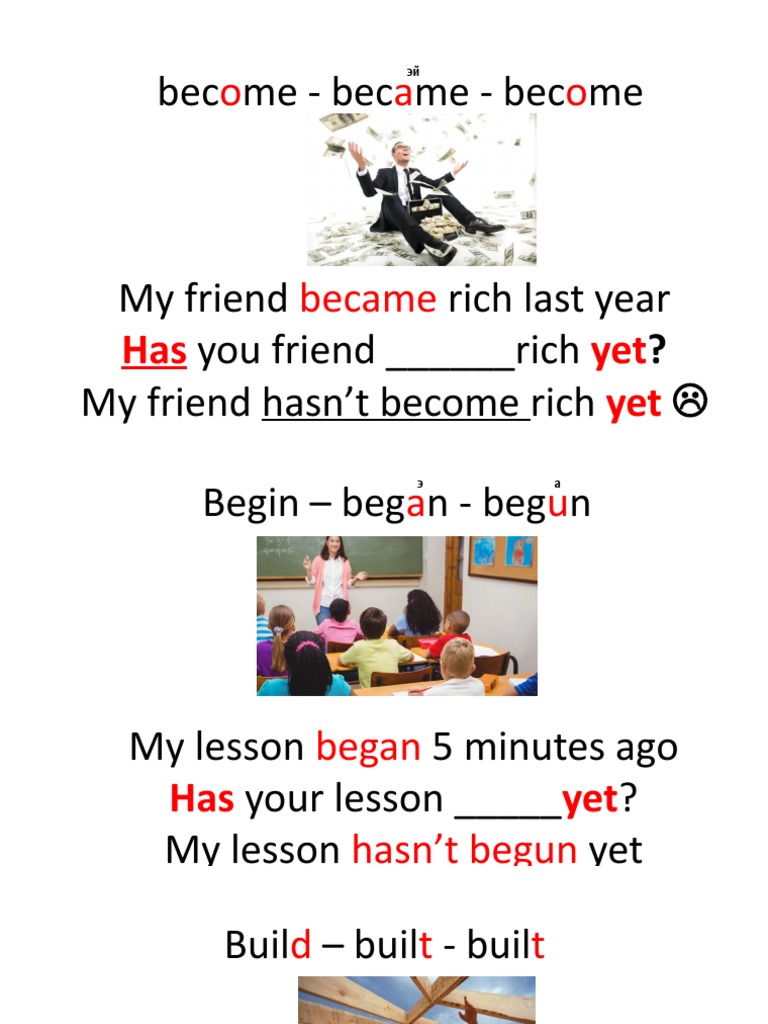 Past Simple Irregular Verbs Part 2 | PDF