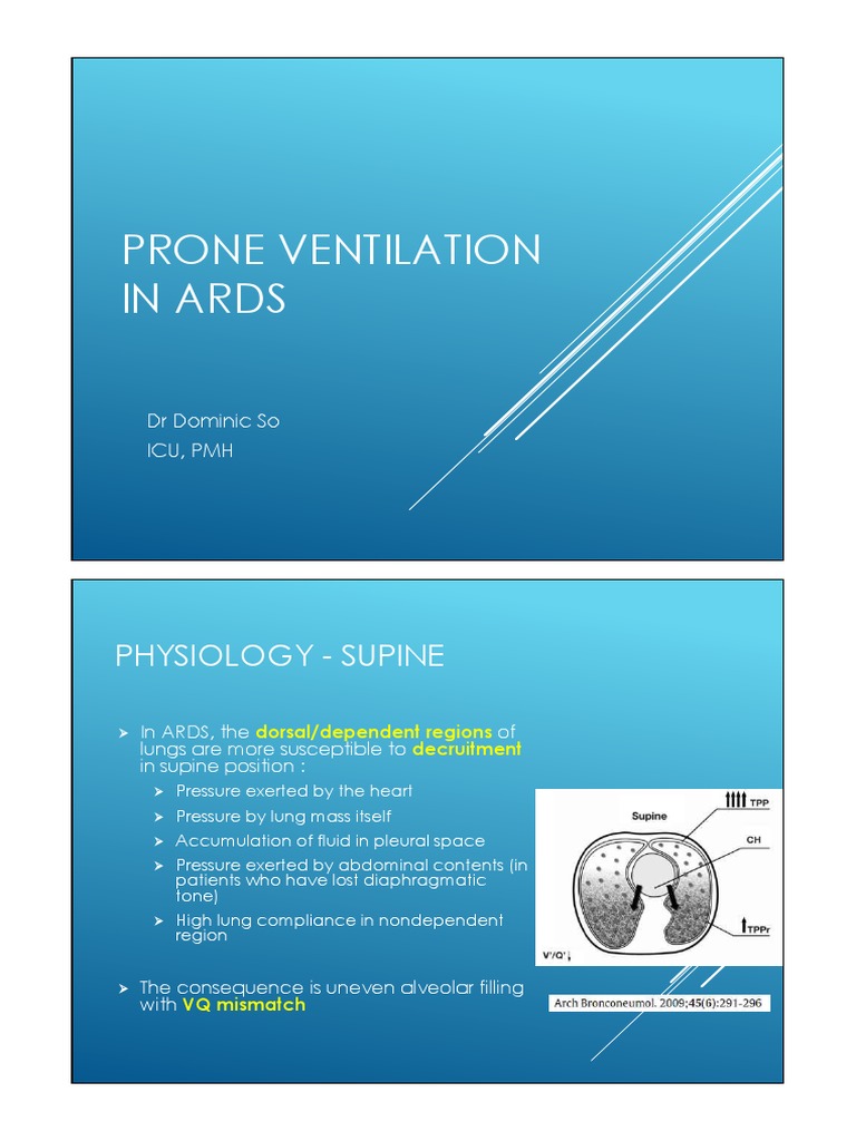 Prone Ventilation | PDF | Respiratory System | Epidemiology