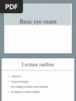 Nursing Assessment of Eye | PDF