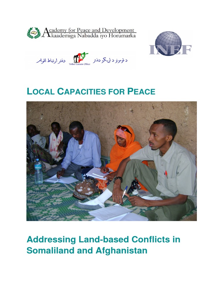 Local Capacities For Peace 2008 EN | PDF | Conflict Resolution ...
