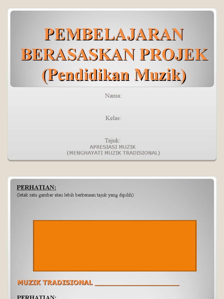Pembelajaran Berasaskan Projek | PDF | Seni