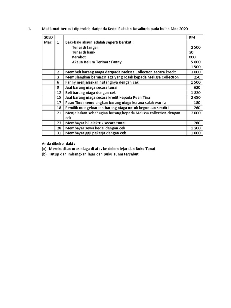 Latihan Lajer 1 | PDF