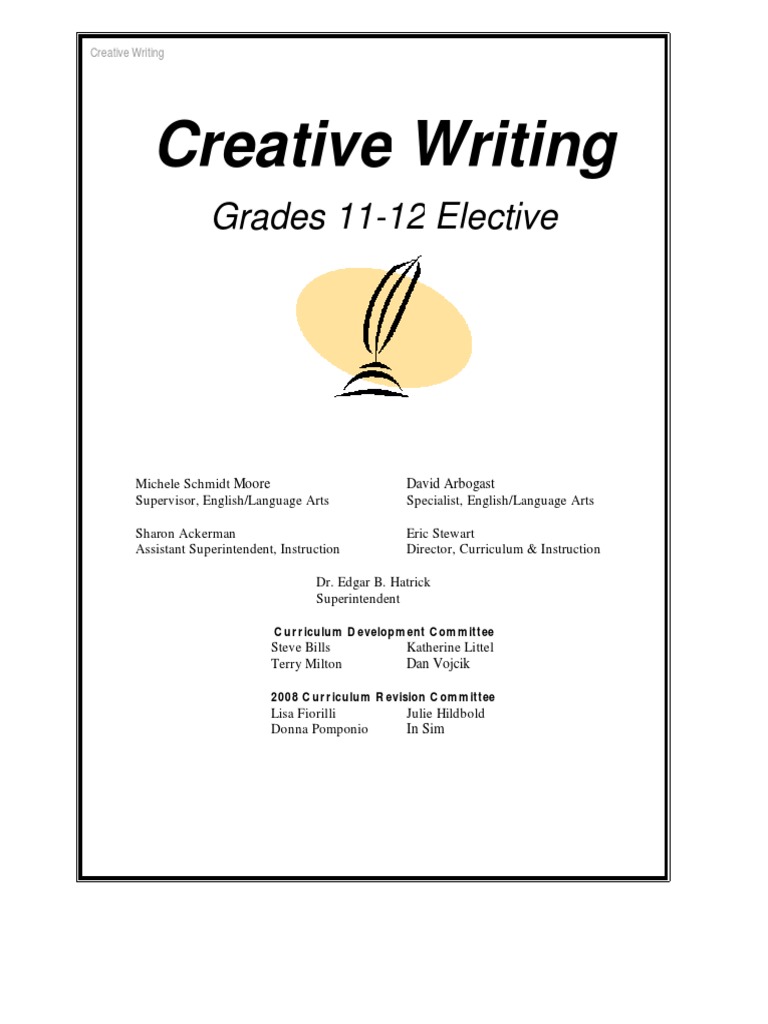 Creative Writing Course Overview | PDF | Poetry | Educational Assessment