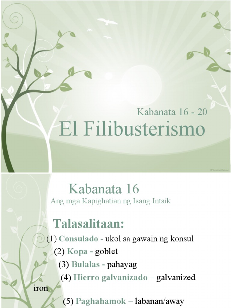 El Filibusterismo (k16-k19) | PDF