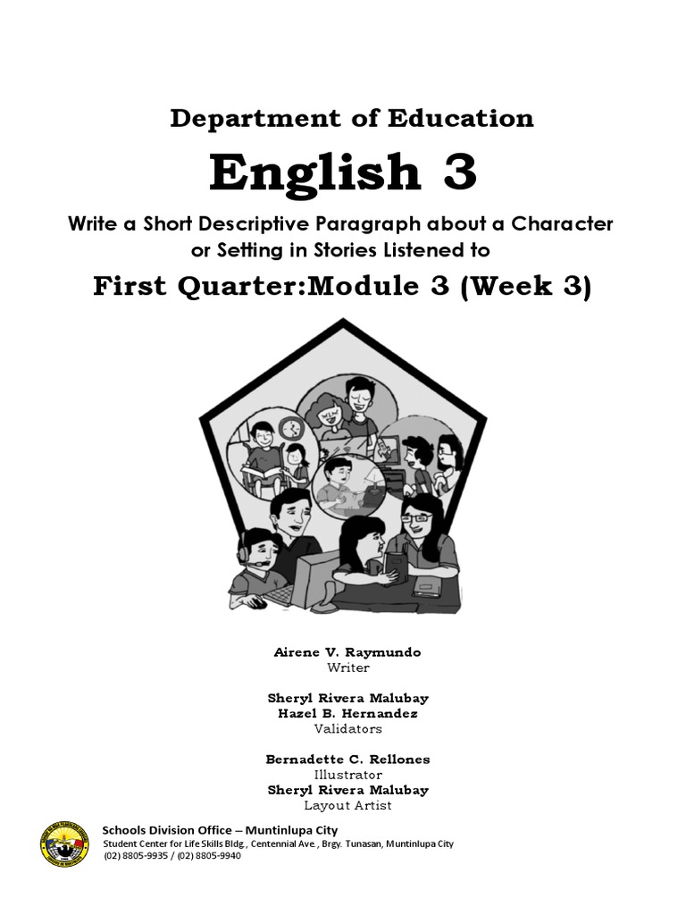 English 3: First Quarter:Module 3 (Week 3) | PDF | Breads | Wheat
