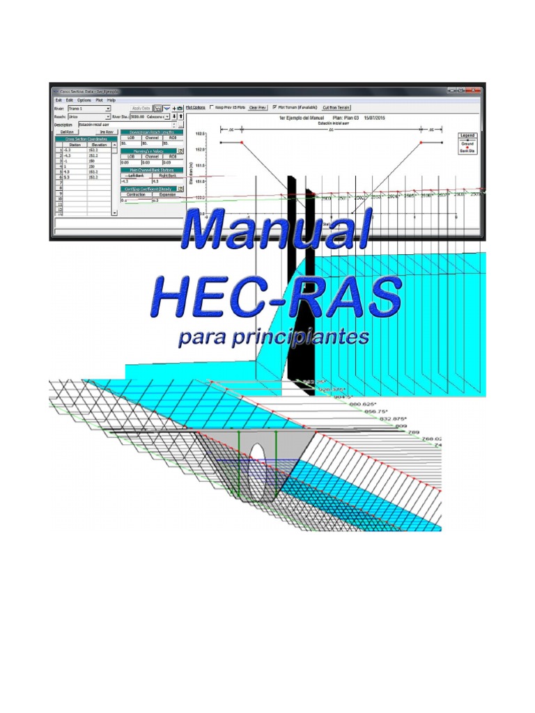 Manual HEC RAS para Principiantes de La UTM | PDF | Canal | Simulación