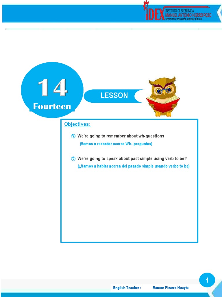 Lesson Fourteen | PDF