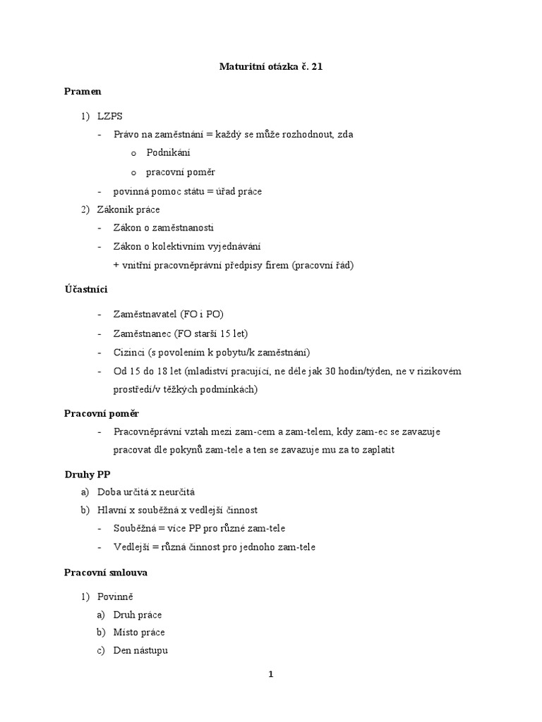 Maturitní-Otázka | PDF