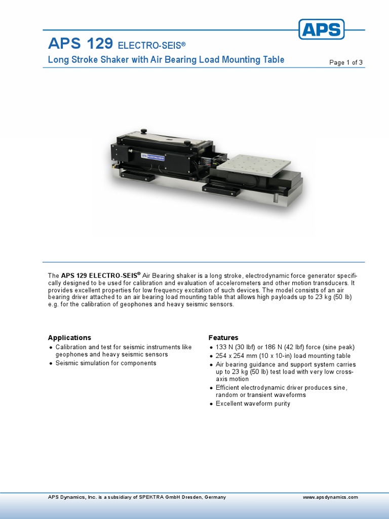 APS 129 HF Data Sheet en | PDF | Bearing (Mechanical) | Inductor